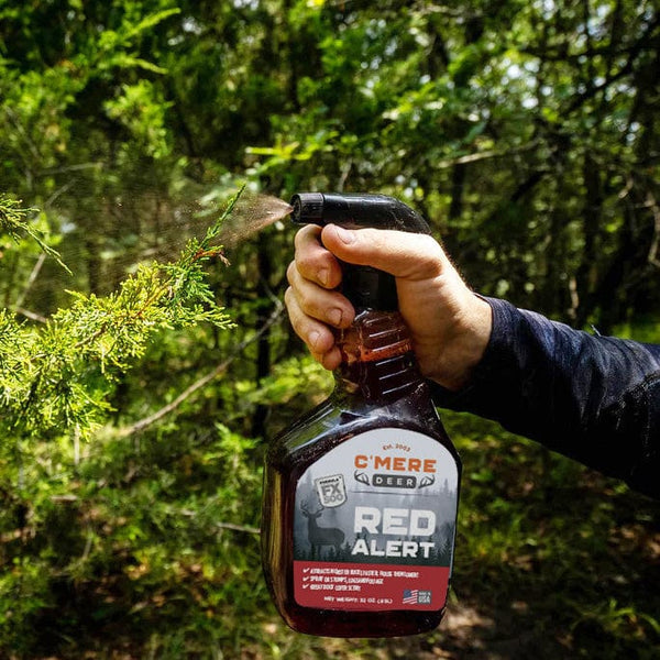 C'Mere Deer Red Alert Spray | Deer Attractant Spray With Cover Scent ...